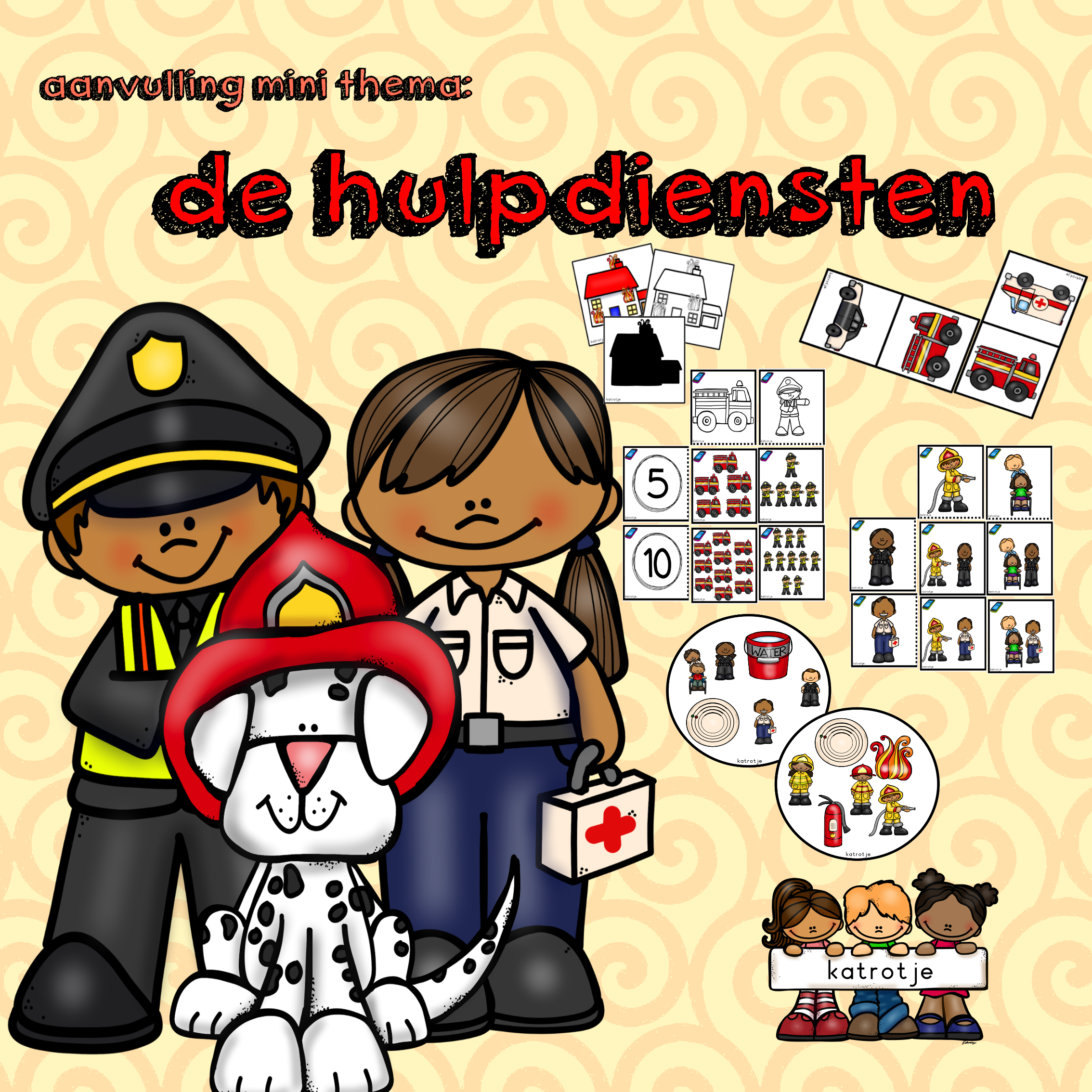 de hulpdiensten – katrotje