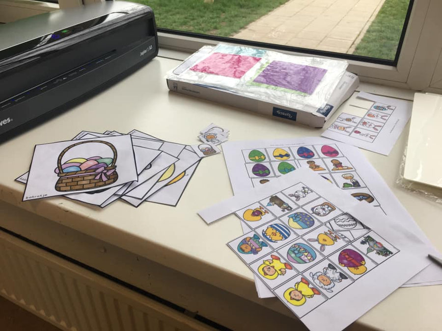 met de robotmuis paaseieren rapen – katrotje