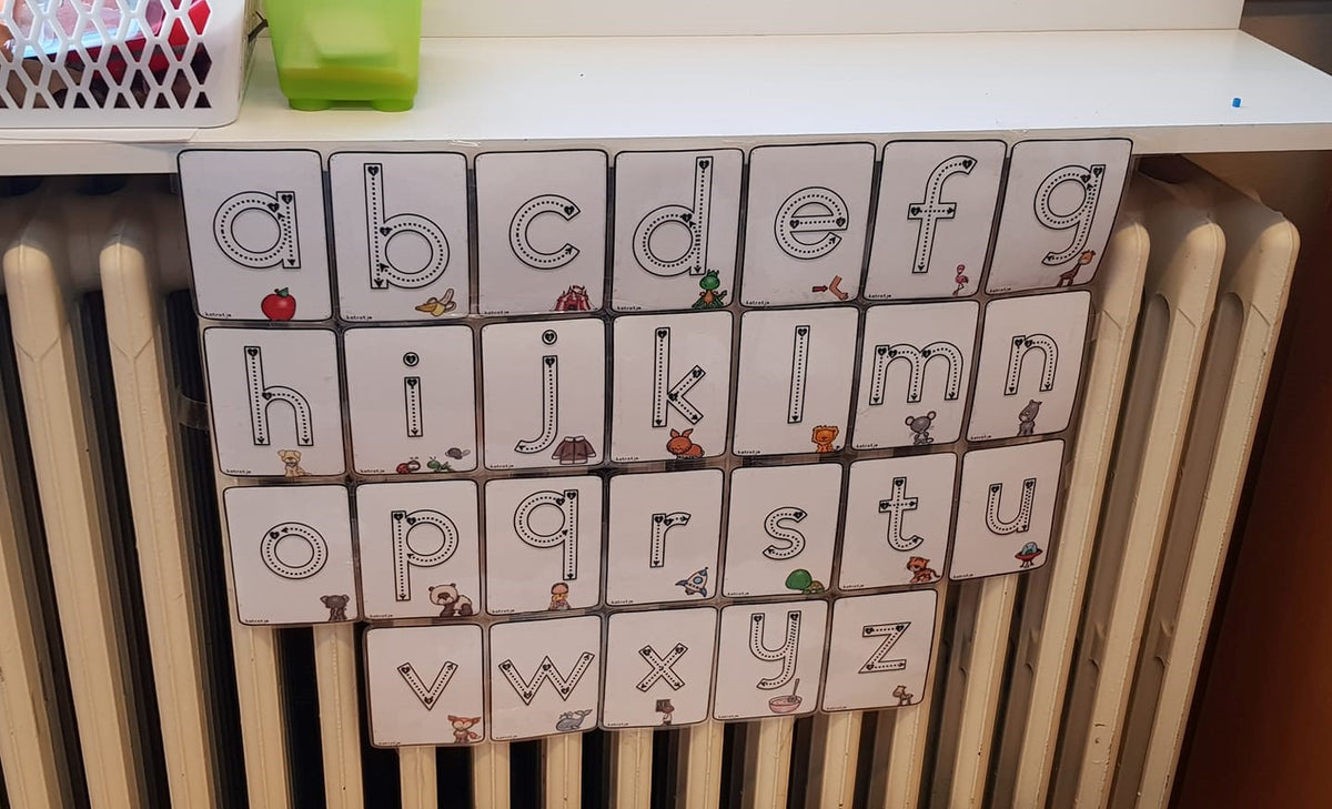 abc schrijfkaarten (leesletters) – katrotje