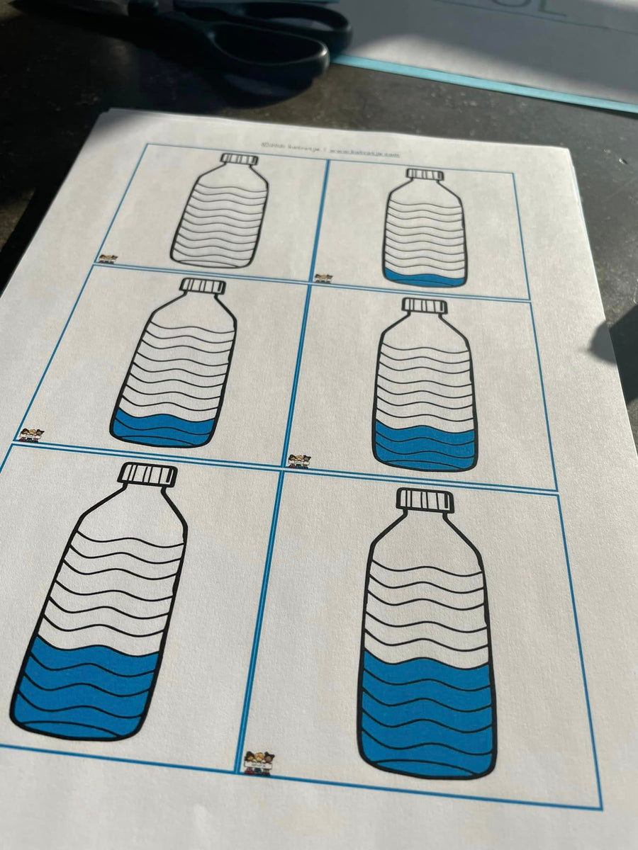 begrippenkaartjes vol - halfvol - leeg – katrotje