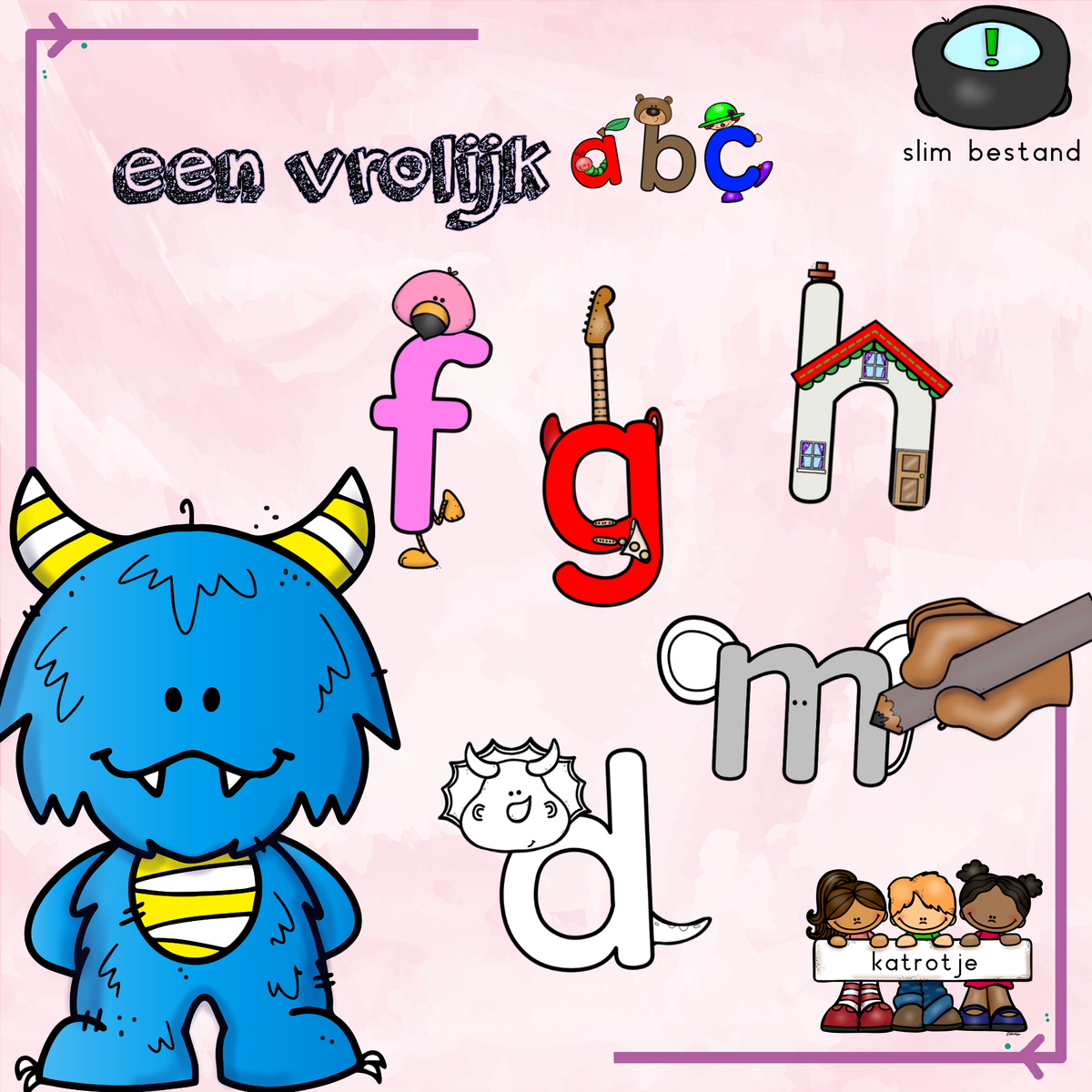 een vrolijk abc (leesletters) – katrotje